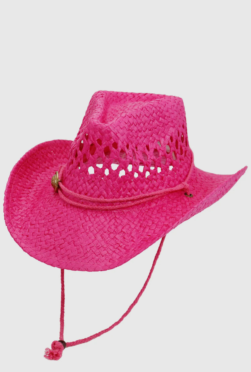 Hot Pink Cowboy Hat – beach bonny
